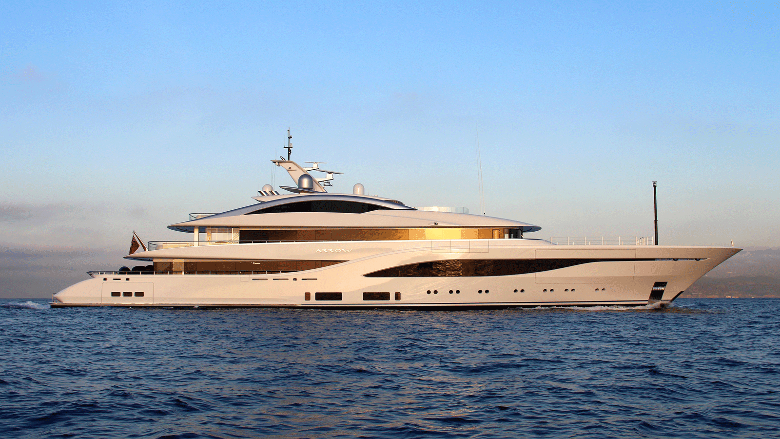 Feadship Yacht Arrow Captured on Maiden Voyage